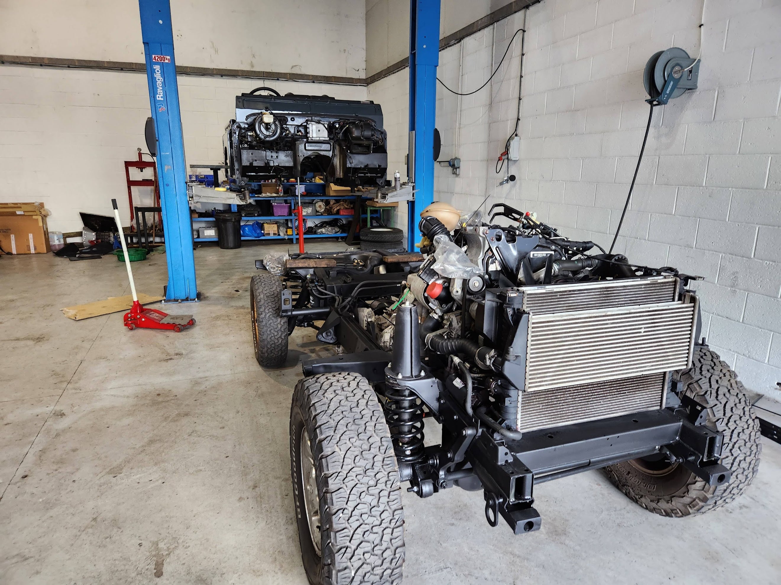 Land Rover Defender 90 / 110 Chassis Swap — Vitesse Global LTD