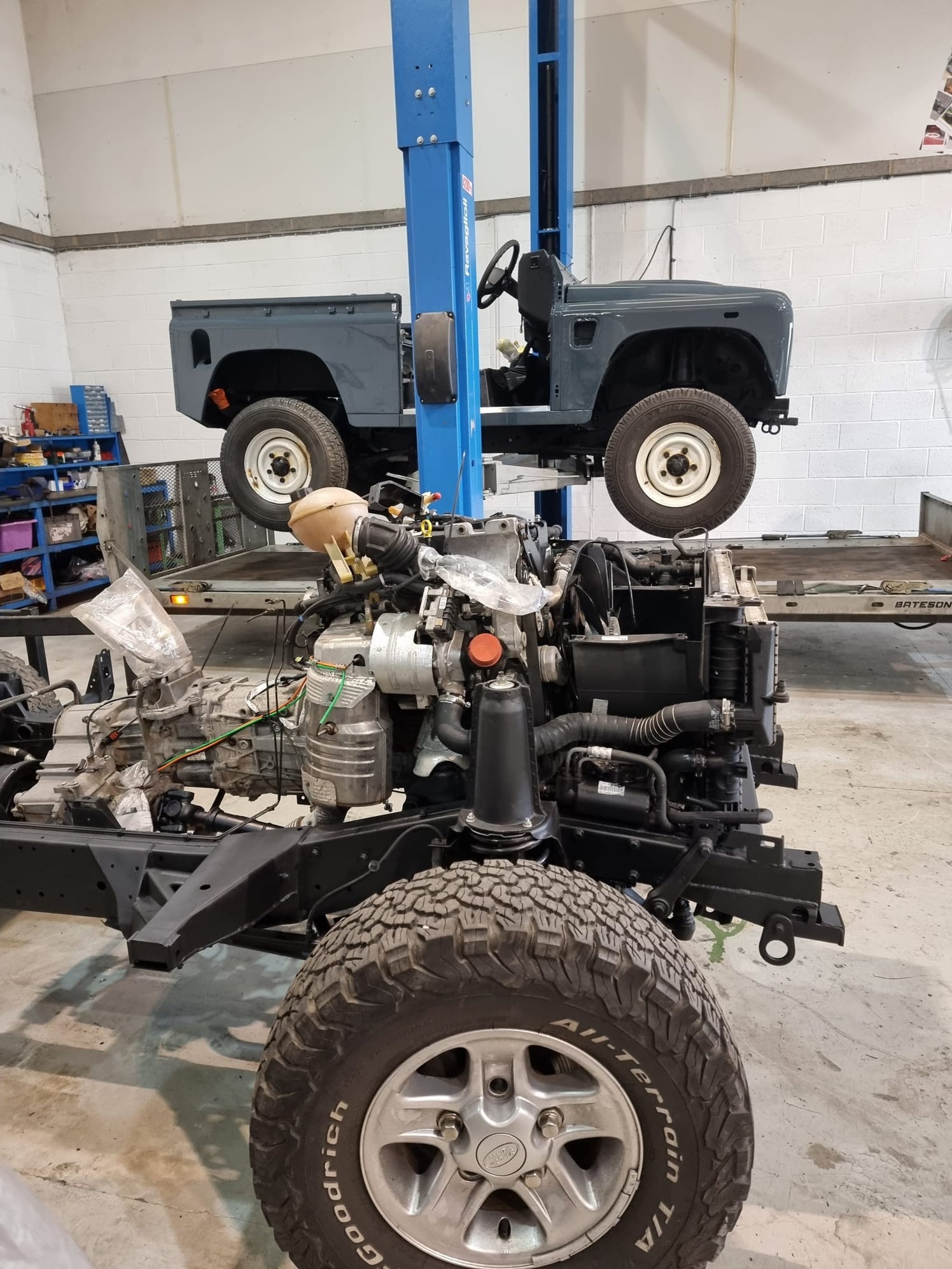 Land Rover Defender 90 / 110 Chassis Swap — Vitesse Global LTD